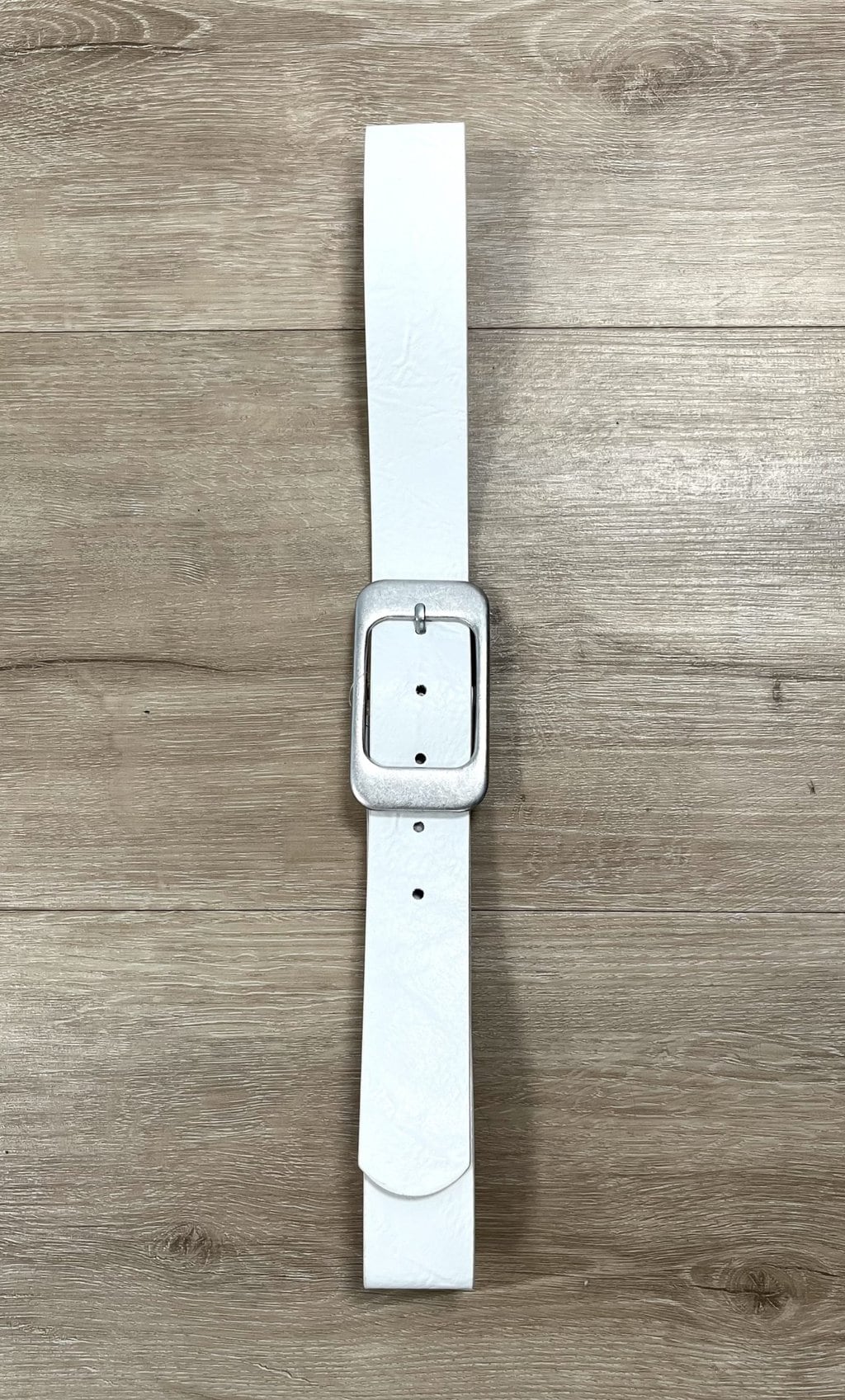 20364. Broekriem wit gesp 1 - Baboux MemberShop